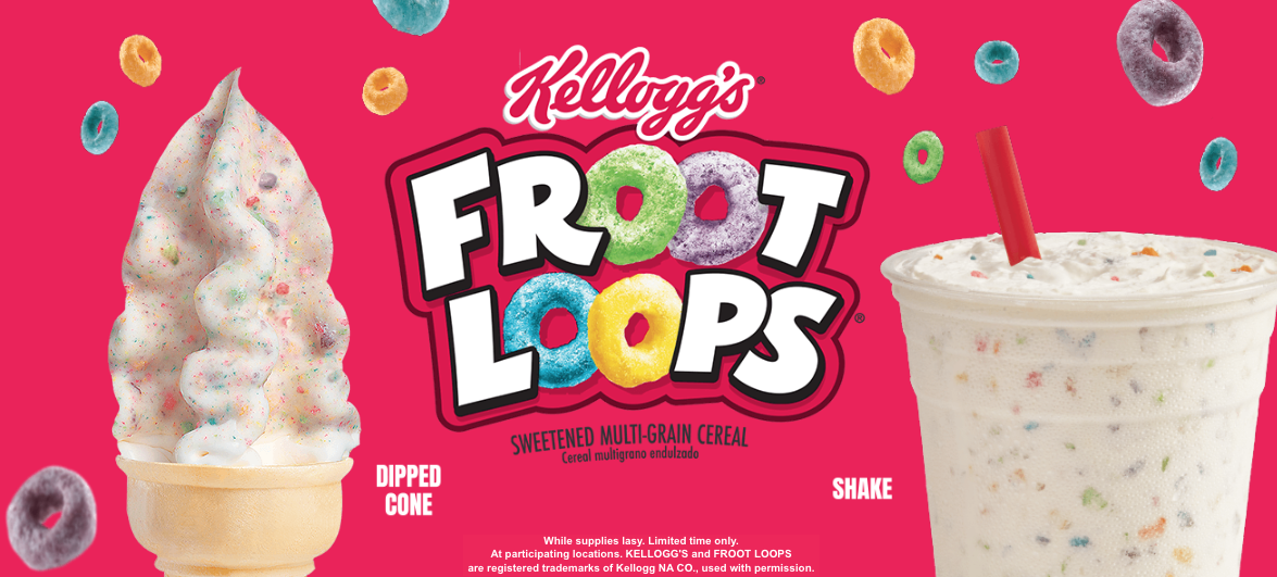 Enjoy Wienerschnitzel’s Cereal-sly Delicious Froot Loops Dipped Cone ...